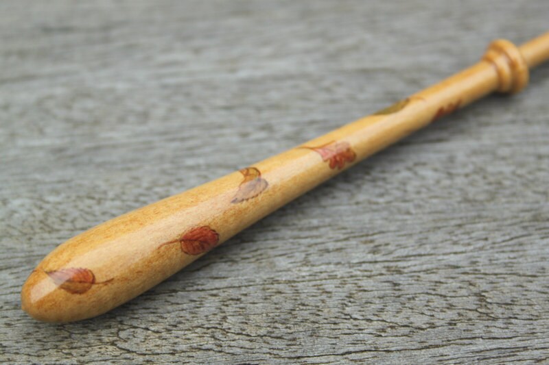 Painted Bayeux Lace Bobbin - Falling Autumn Leaves - Etsy