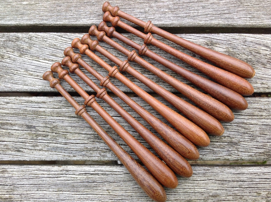 Brazilian Walnut (ipe) Bayeux Lace Bobbins - Pack of Ten - Etsy