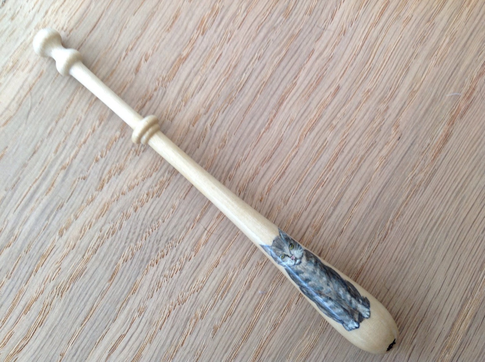Painted Bayeux Lace Bobbin Choice of Cats - Etsy