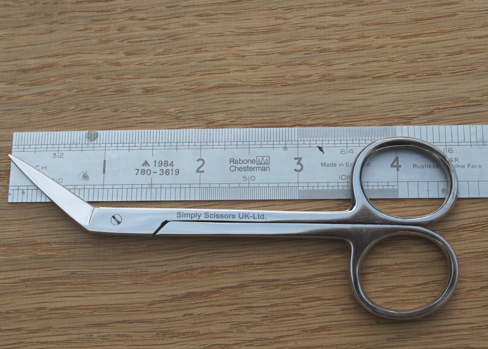 Scissors for Hardanger Embroidery Angled for Cutting Threads | Etsy