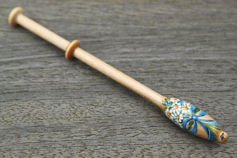 Painted Binche Lace Bobbin Bouquet of Daisies and Blue - Etsy