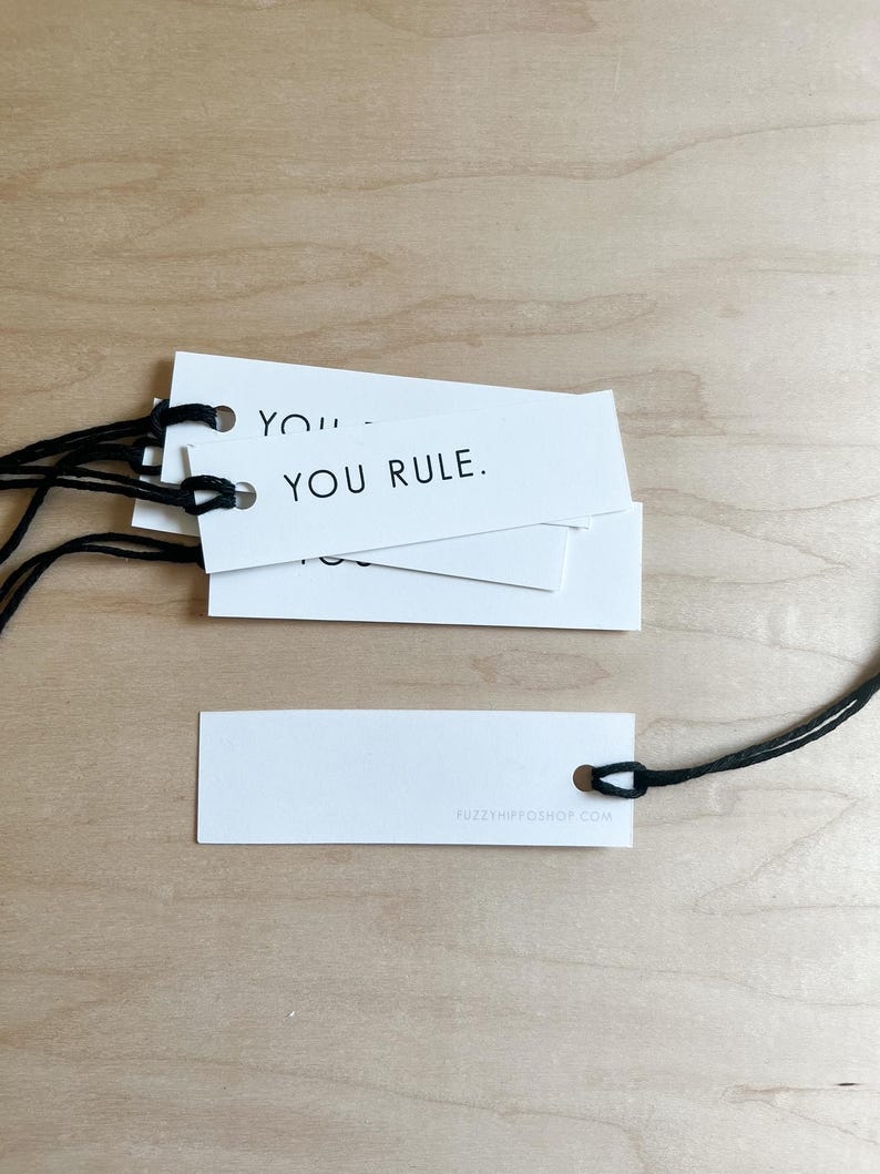 You Rule - 6" Wood Rulers + Gift Tags | Set of 5 | Desk Ruler | Kids ...