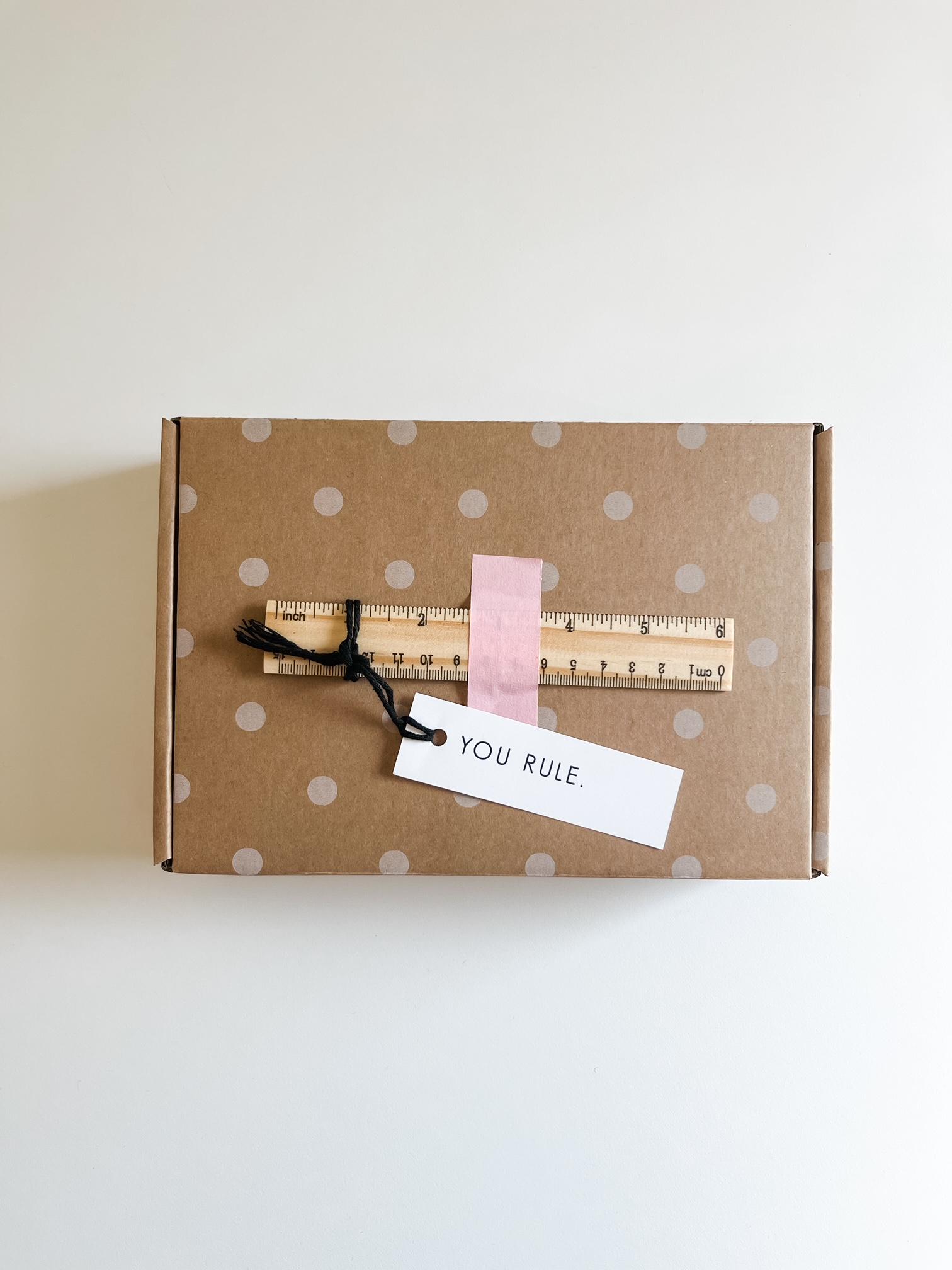 You Rule - 6" Wood Rulers + Gift Tags | Set of 5 | Desk Ruler | Kids ...