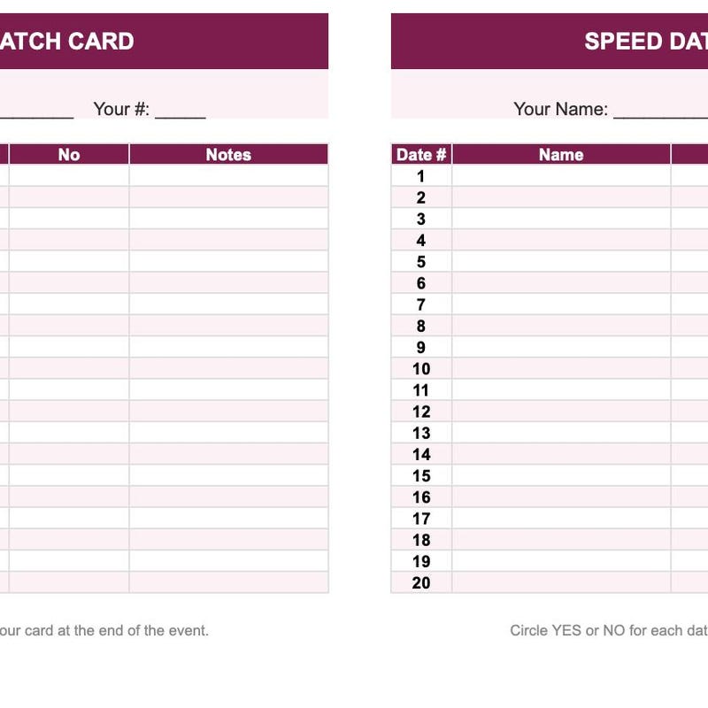 Speed dating poster - Etsy.de