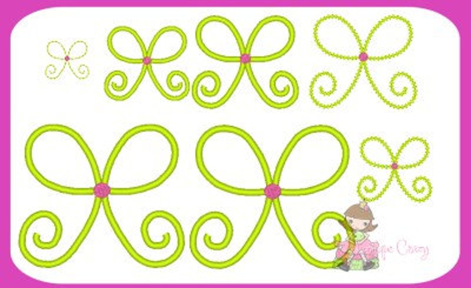 Simple Bow Embroidery Design - Etsy