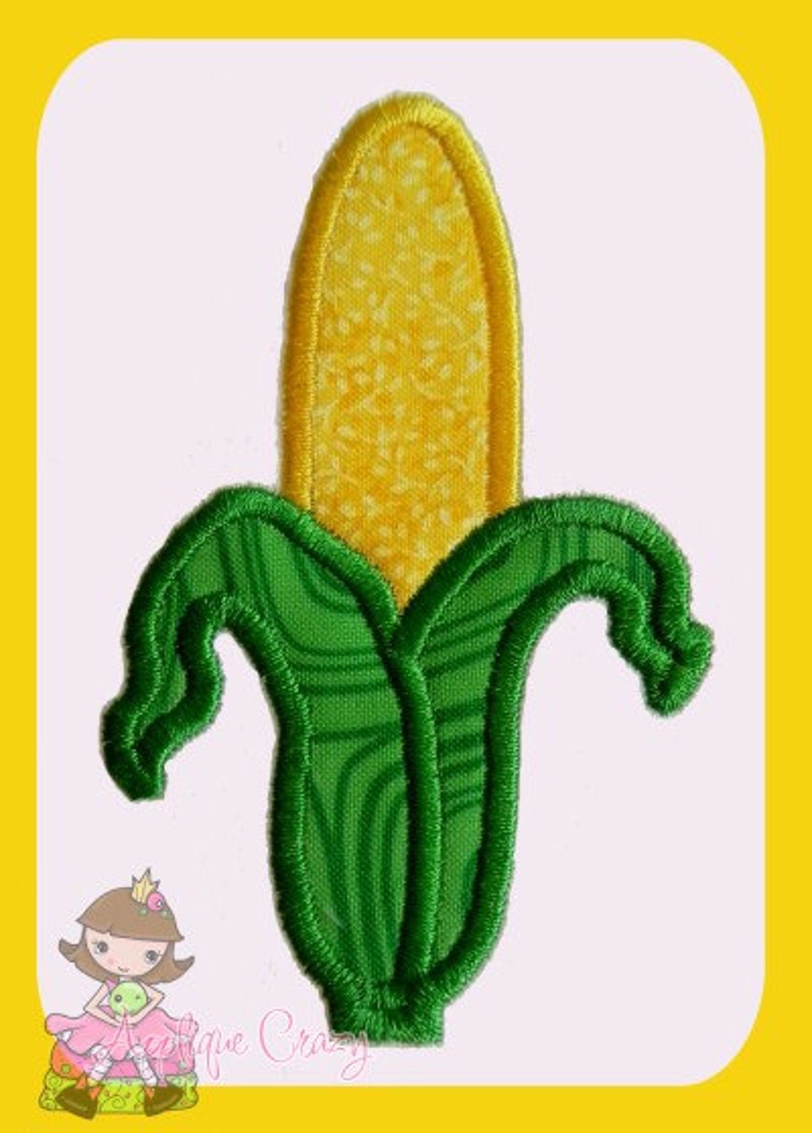 Corn Applique Design - Etsy
