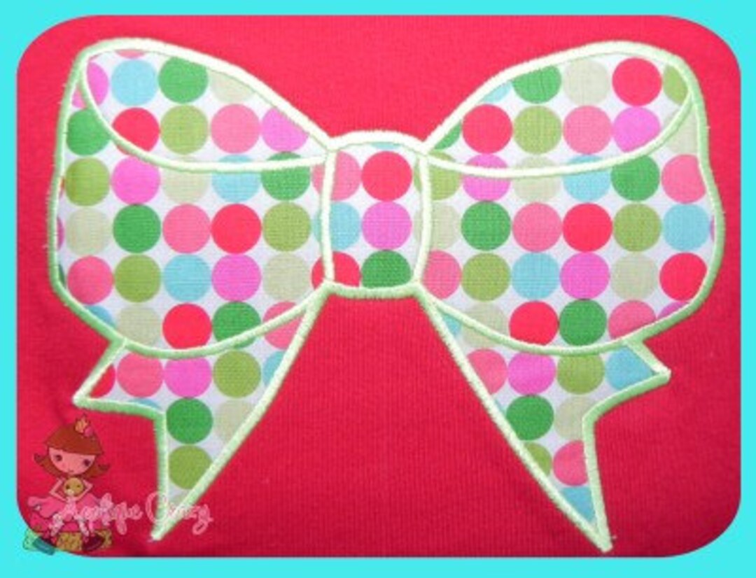 Ribbon Applique Design - Etsy