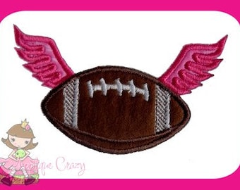 Instant Download Custom Embroidered Football Digitized Football Machine ...