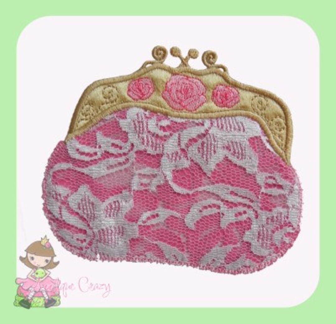 Victorian Purse Applique Design - Etsy