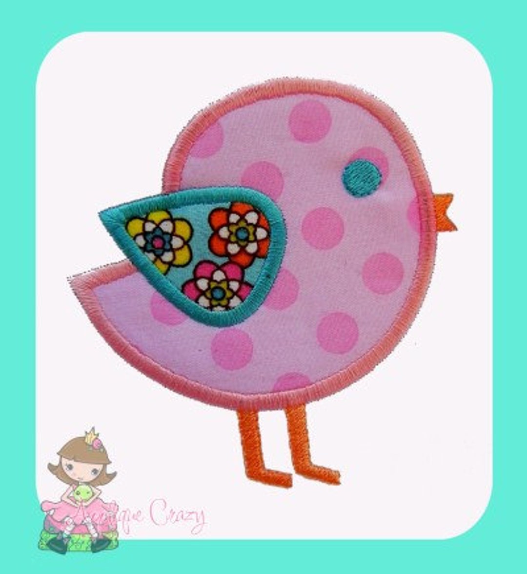 Chick Applique Design - Etsy