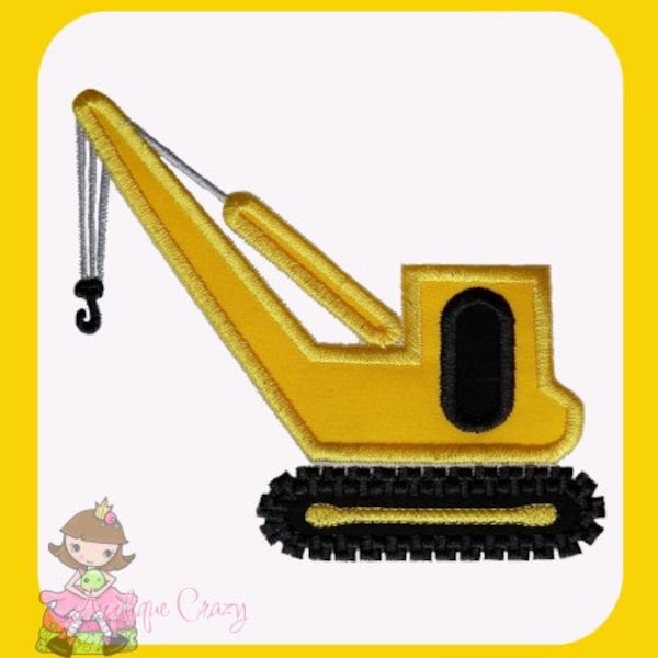 Crane Applique Design - Etsy