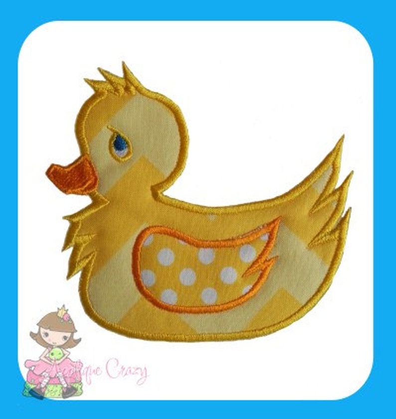 Duck Applique Design - Etsy
