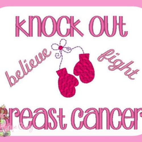 Breast Cancer Hope Machine Embroidery Design Cancer - Etsy