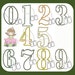 Military Applique Number Set Design - Etsy