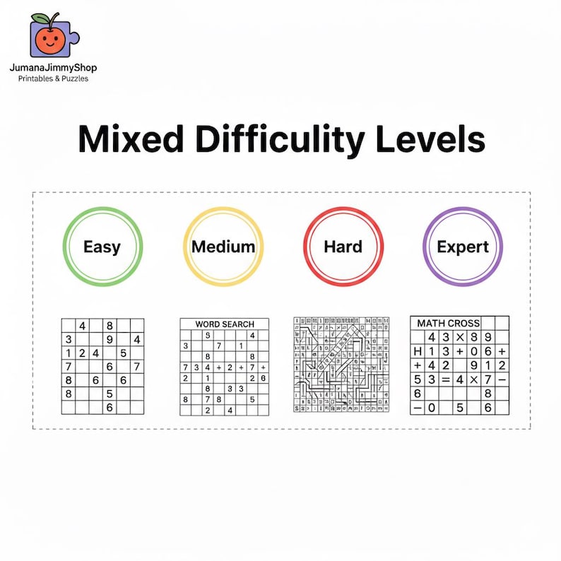4000 Word Search Puzzle Bundle, Easy-expert Levels (printable PDF) - Etsy