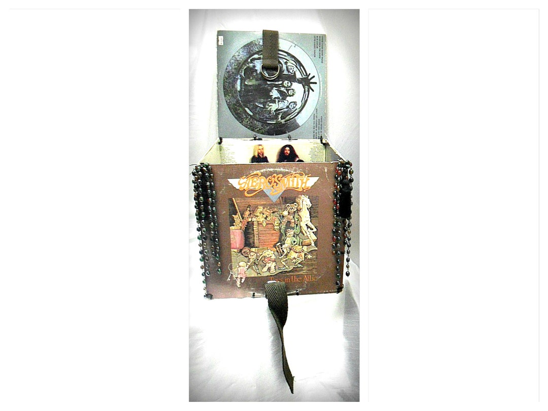 Vinyl Album Box,1970's Record Albums, Repurposed Container, Records Box ...