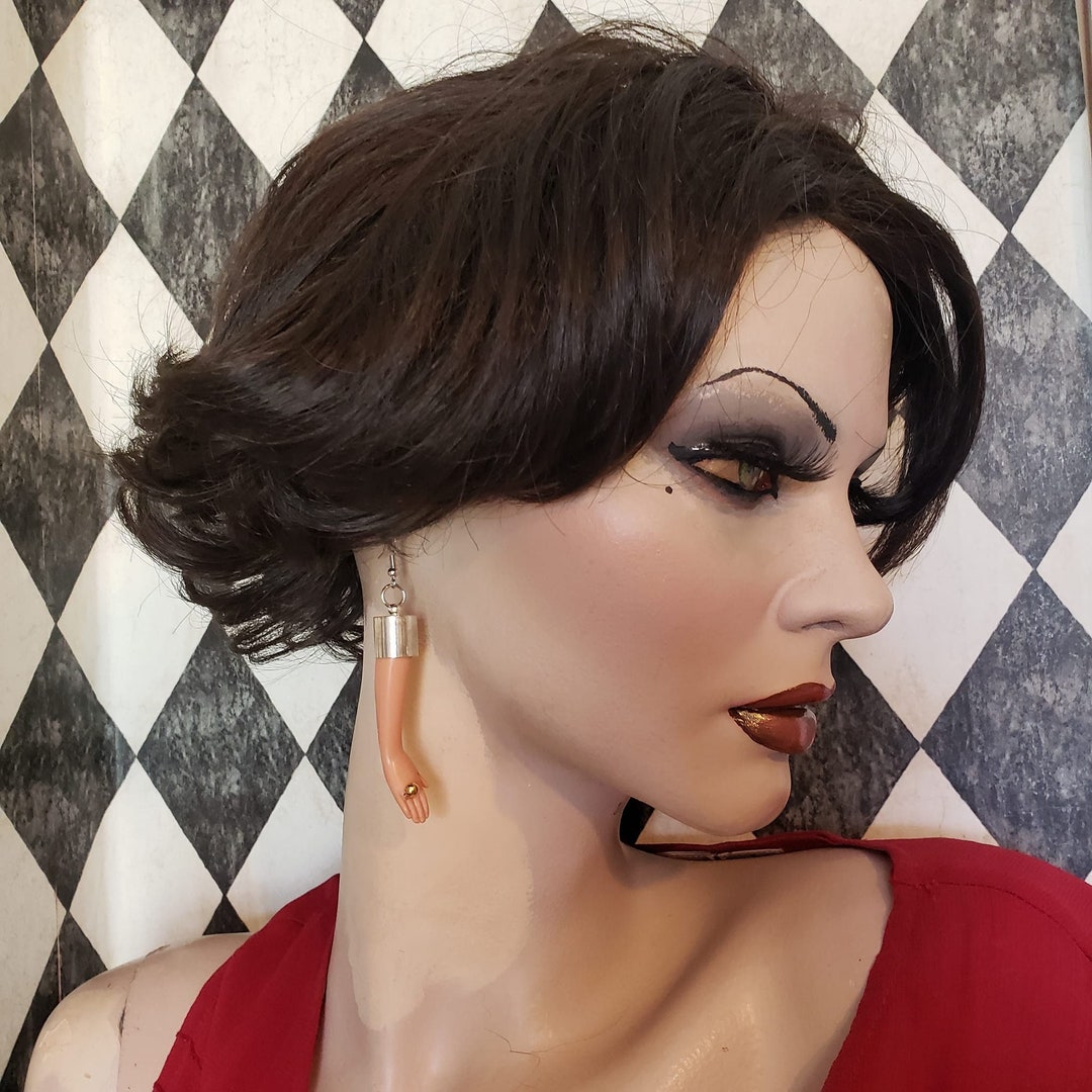Doll Hand Earrings, Body Parts Jewelry, Barbie Doll Earrings, Creepy ...