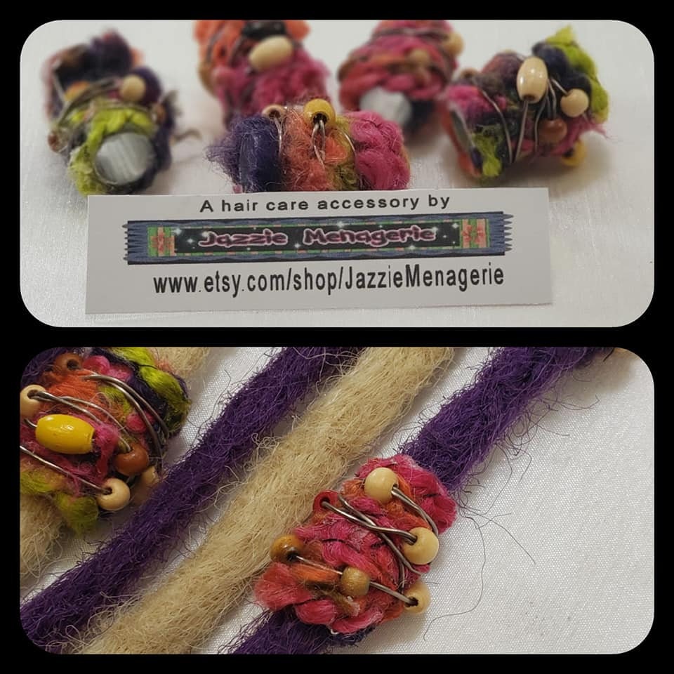 Dread lock Beads, Dreadlocks Jewelry, Dread Tubes, Loc Sleeves, Chunky ...