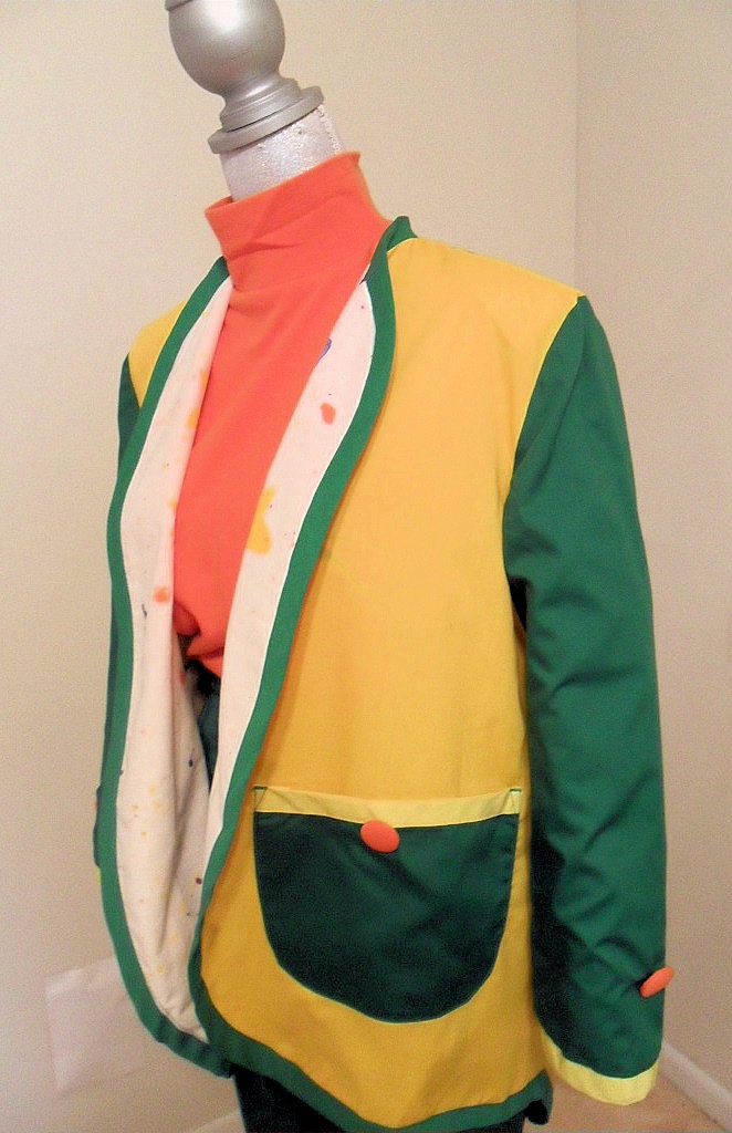Clown Costume, Unisex, Jacket with Tails, Professional clown costume ...