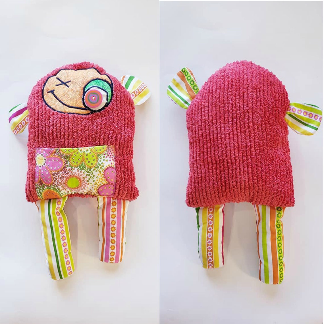 Cute Creature Toy Whimsical Plush Friendly Plushie Weird | Etsy