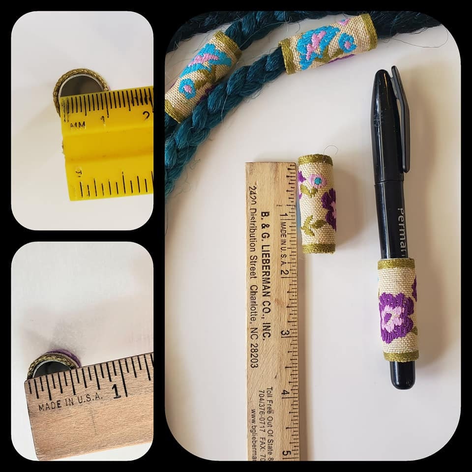 Dread lock Beads, Dreadlocks Jewelry, Dread Tubes, Loc Sleeves, Flower ...