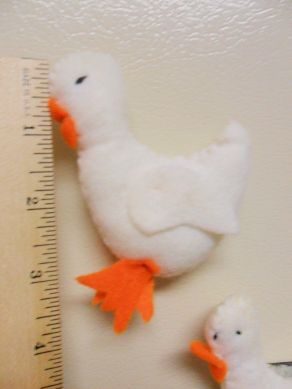 Felted Geese Refrigerator Magnets Duck Farm Animals Bird - Etsy