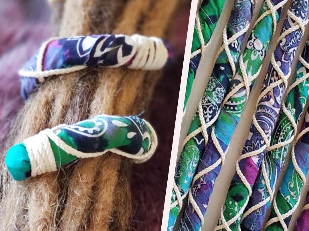 Dreadlock Hair Ties, Loc Wraps, Like Spiralocks, Bendable Hair Care ...