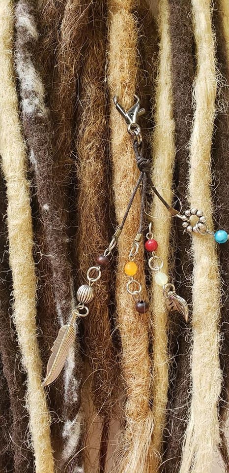 Dreadlock Charms, Dread Lock Jewelry, Loc Beads, Dread Charms, Hair ...