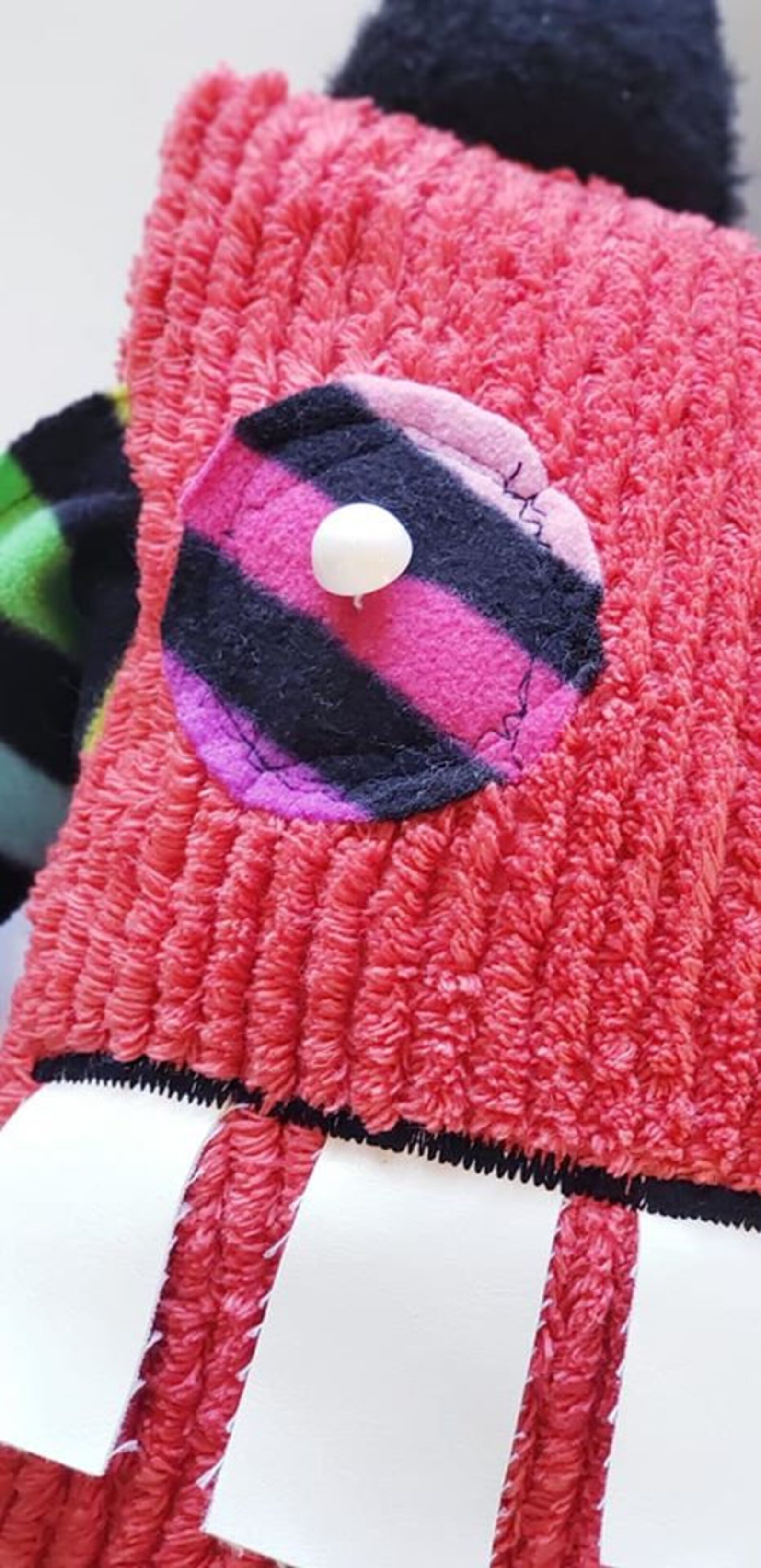 Cute Monster Toy Monster Plush Red Devil Plushie Weird - Etsy