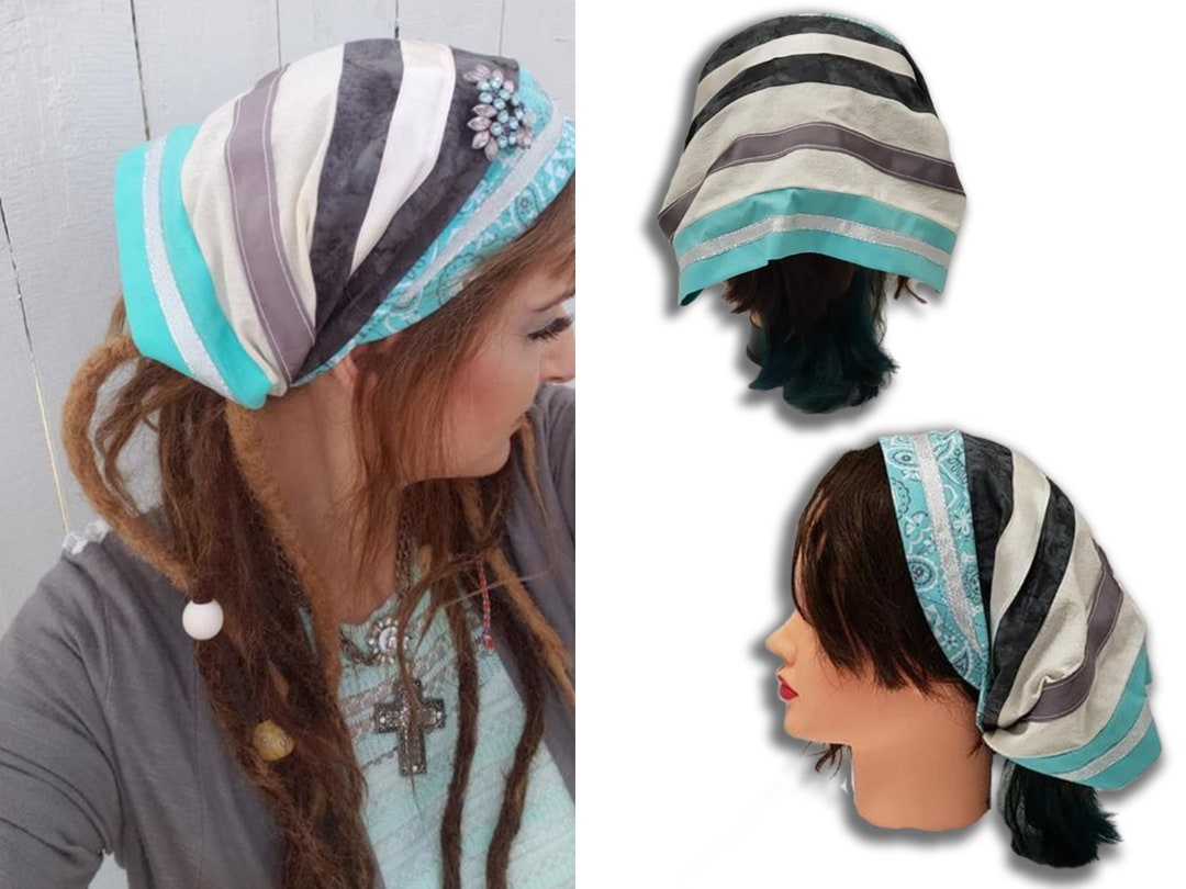 Pre-tied Head Wraps Dreadlock Scarf Bohemian Hair Accessory - Etsy