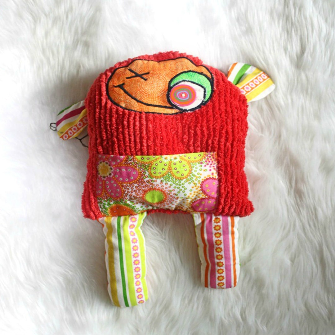 Cute Creature Toy Whimsical Plush Friendly Plushie Weird - Etsy