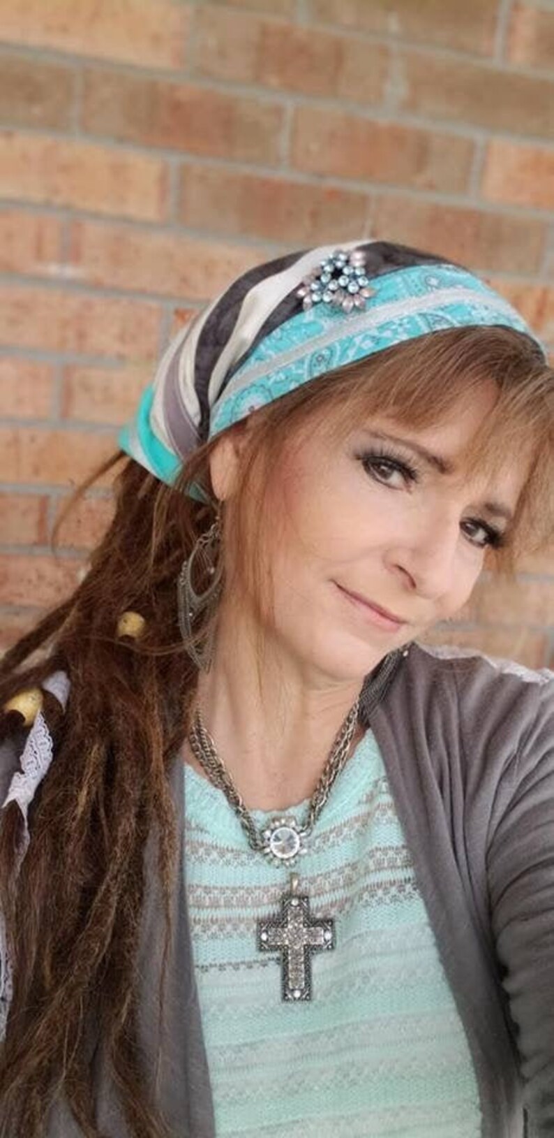 Pre-tied Head Wraps Dreadlock Scarf Bohemian Hair Accessory - Etsy
