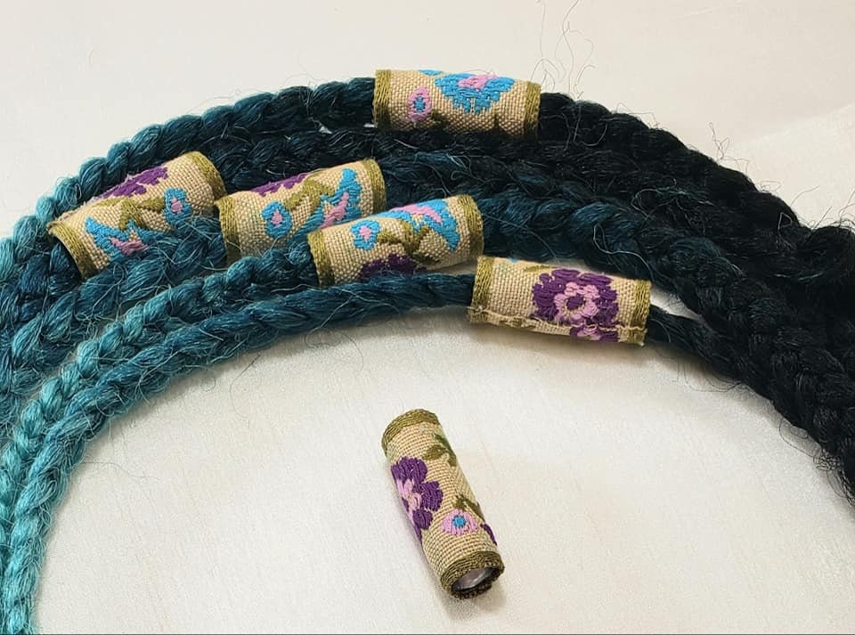Dread lock Beads, Dreadlocks Jewelry, Dread Tubes, Loc Sleeves, Flower ...