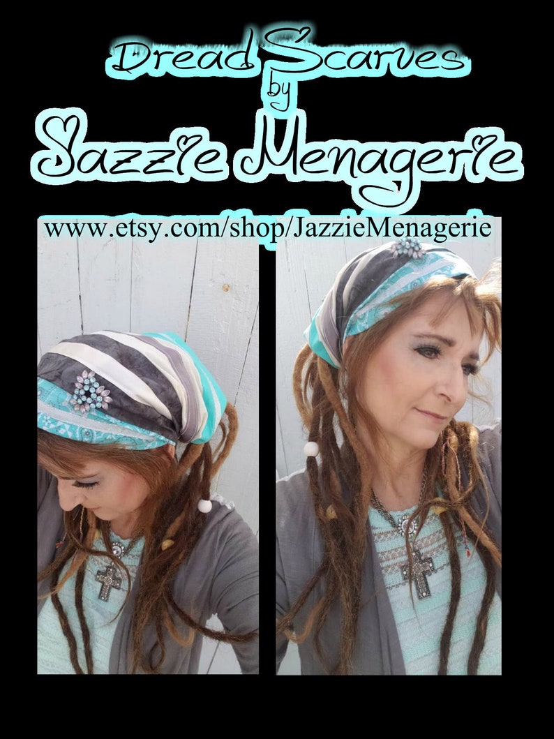 Pre-tied Head Wraps Dreadlock Scarf Bohemian Hair Accessory - Etsy