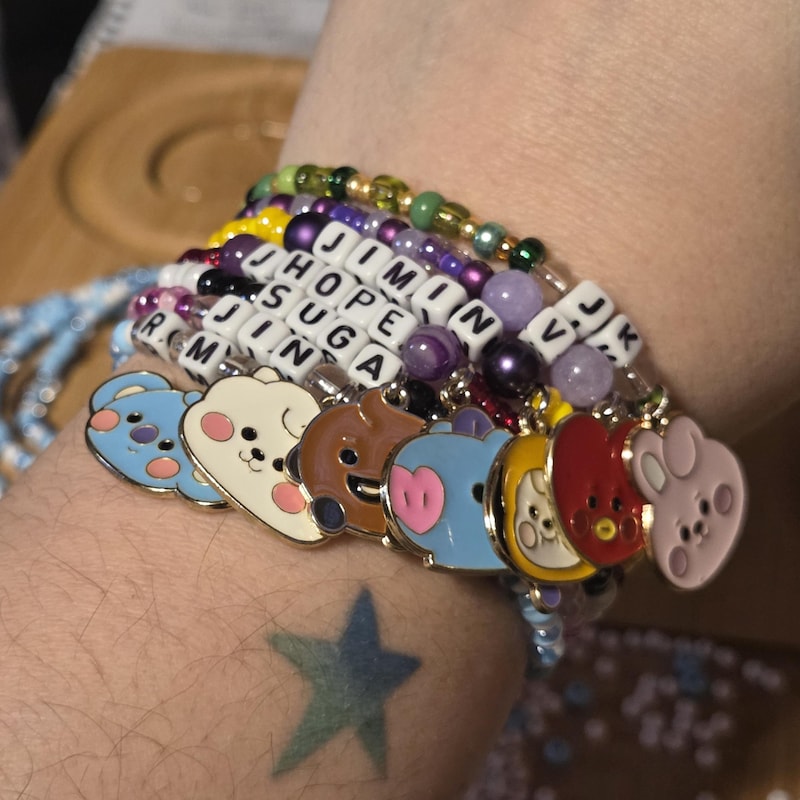Bt21 Charms for Bracelet - Etsy