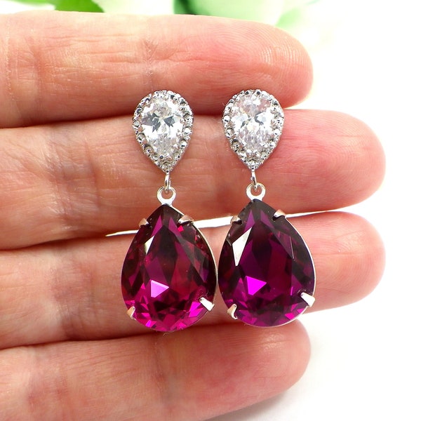 Magenta Necklace - Etsy