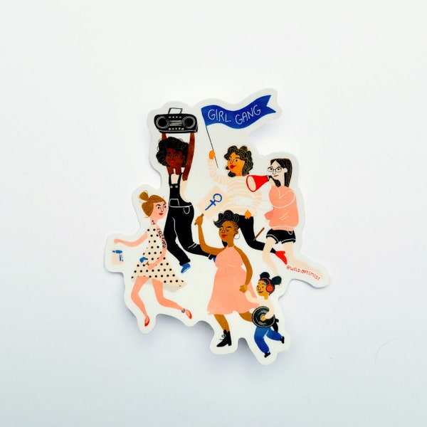 Girl Gang Sticker - Etsy