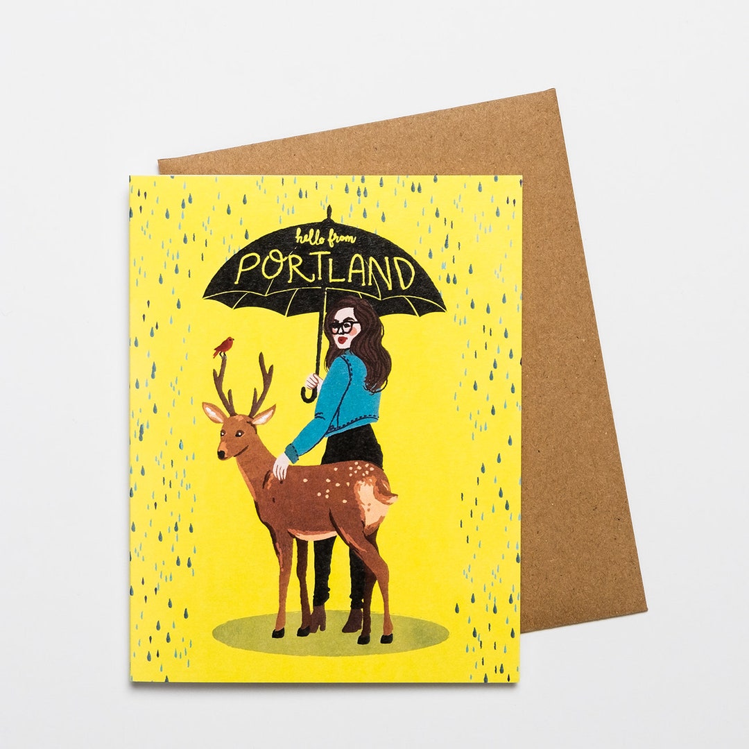 SALE Hello From Portland Card - Etsy