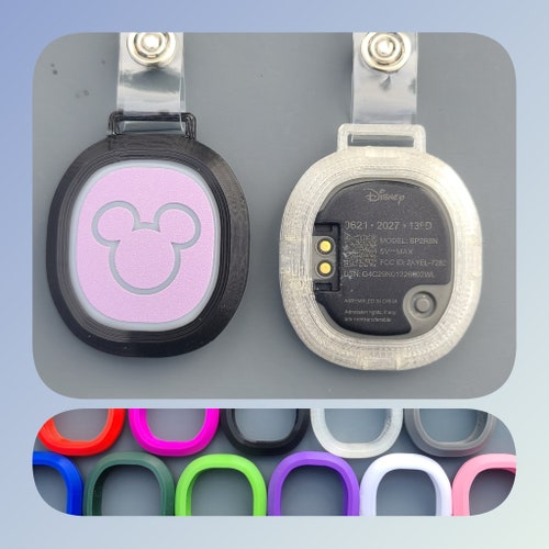 Magicband Puck Holder Badge Reel Fits in Charger magic - Etsy