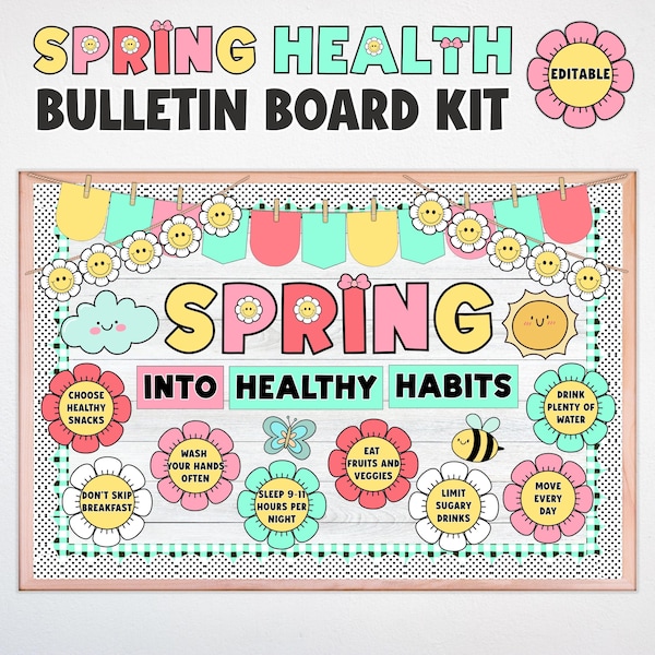 Spring Wellness Board - Etsy