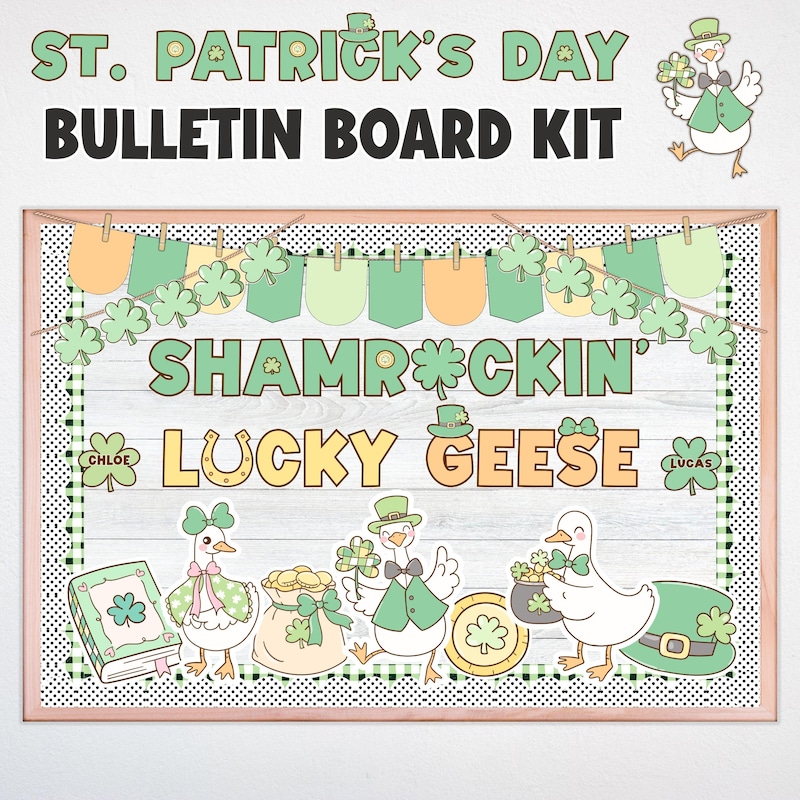 Shamrock Bulletin Board - Etsy