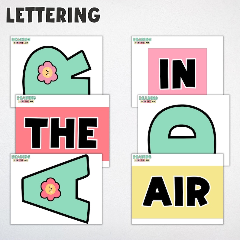 Spring Reading Bulletin Board, Printable Library or Classroom ...
