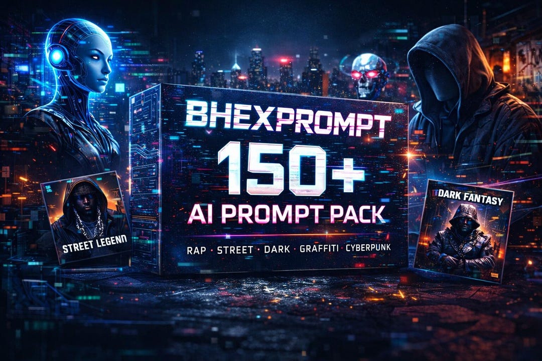Digital Creative Prompt Pack – 150+ Prompts (PDF & TXT Download) - Etsy
