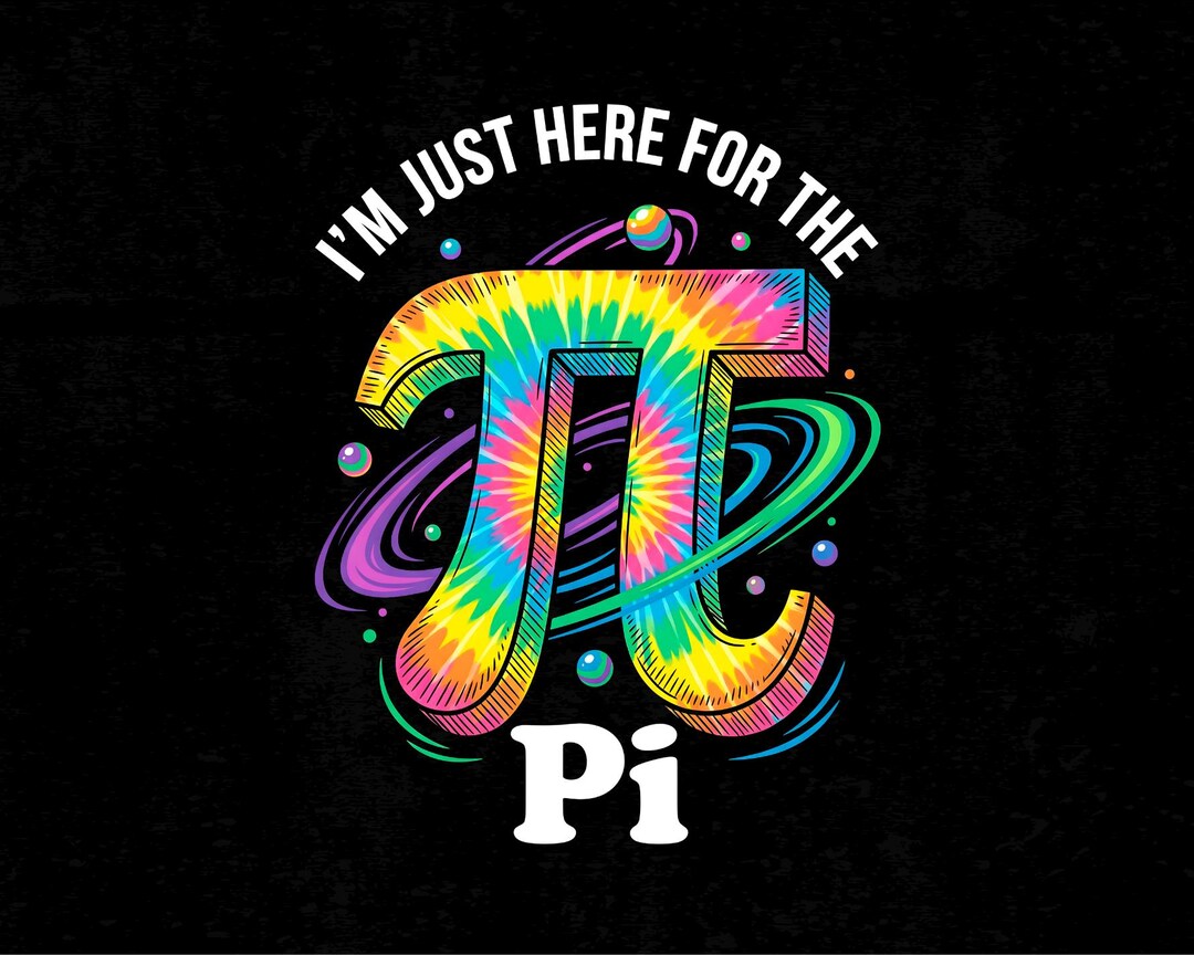 Ich bin nur hier für den Pi Tag PNG, niedlicher Batik Pi Tag Png ...
