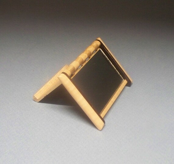 Compact Mirror Wooden Compact Mirror Compact Mirror Wooden | Etsy