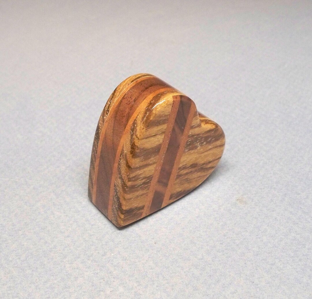 Small Zebrawood Heart Urn: Keepsake Box (1/3 C.i.) Made in the USA - Etsy