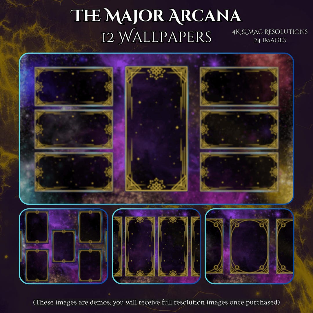 The Major Arcana Desktop Wallpapers | Tarot Inspired Layouts | 12 ...