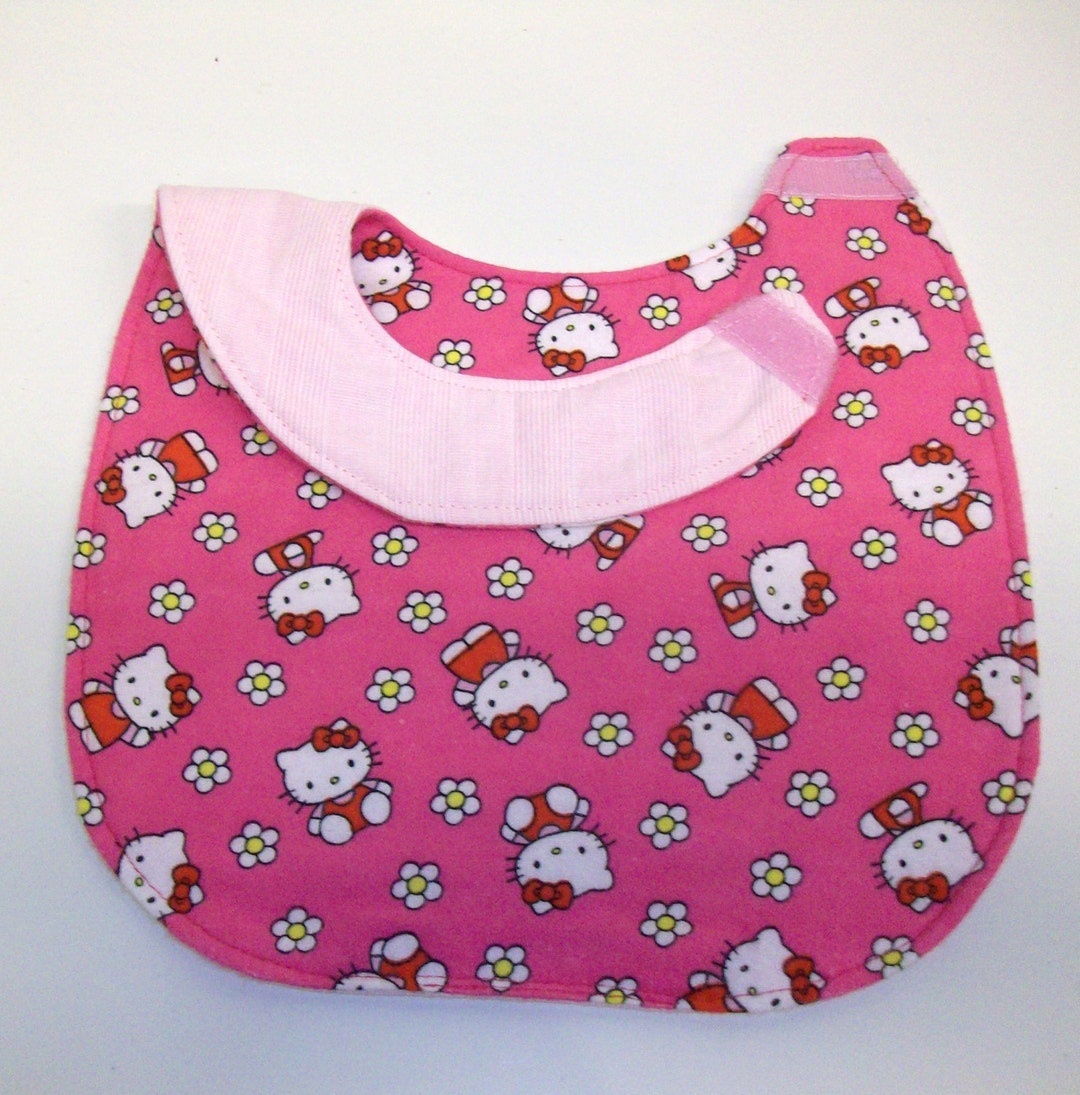 Hello Kitty Bib and Blanket Set - Etsy
