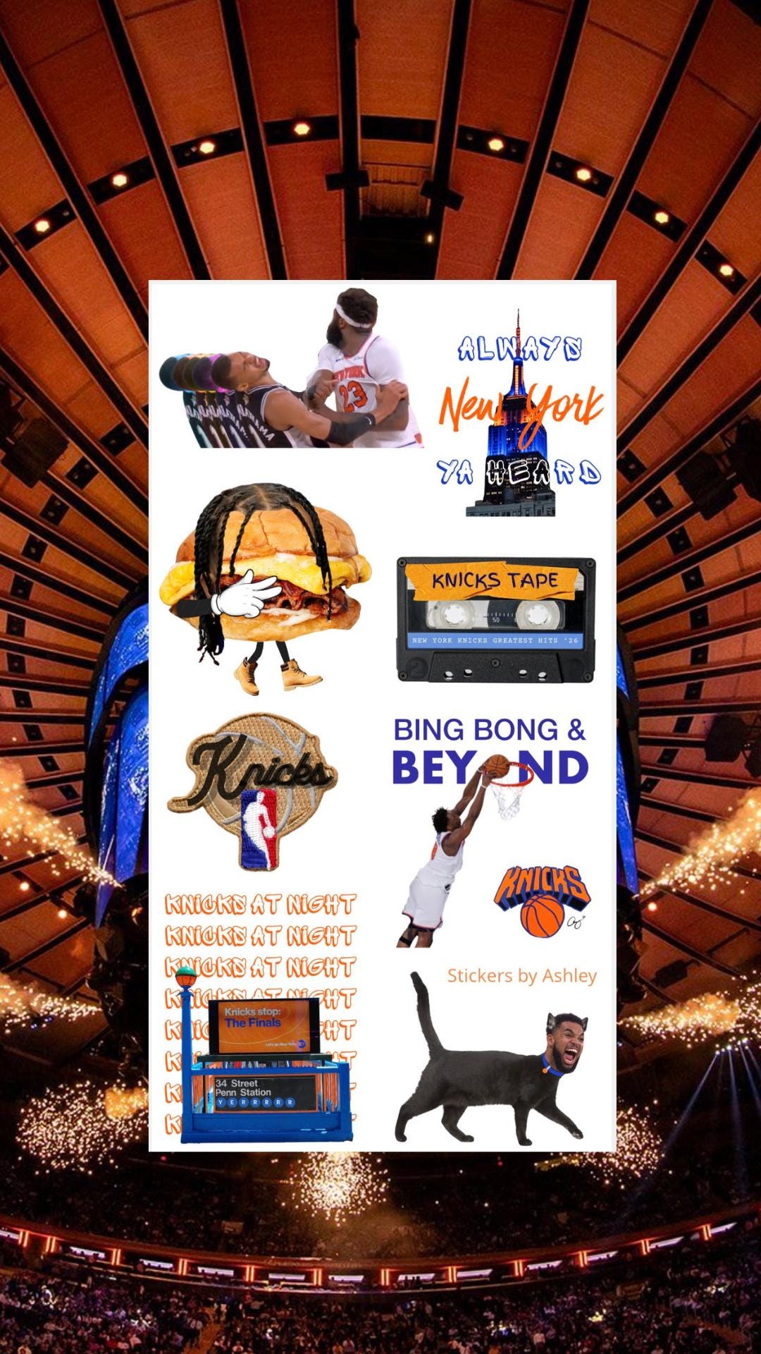 Bing Bong New York Knicks Stickers - Etsy