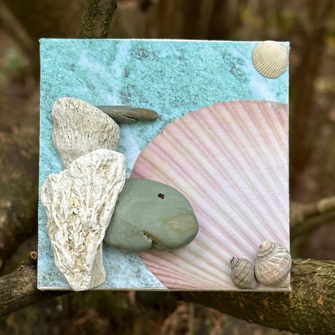 Ocean Life Beach Art - Etsy